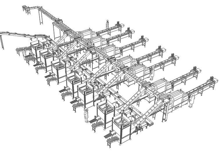 Automated End of line Solutions For Traysealing Machines ULMA Packaging