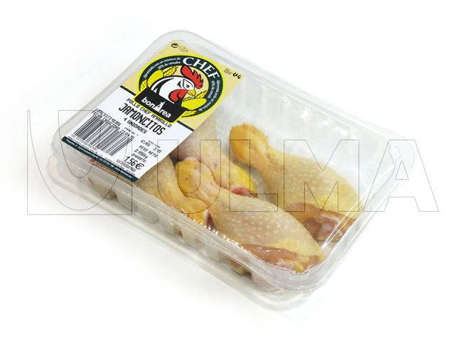 Chicken legs packaging in traysealing — ULMA Packaging
