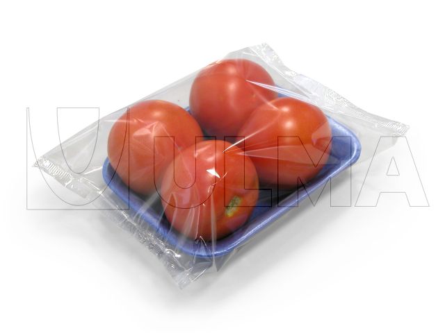 Tomatoes packaging in flow pack wrapper (HFFS) in trays — ULMA Packaging