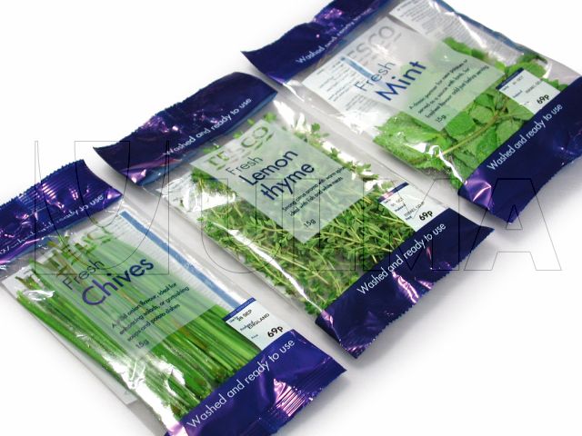 Aromatic herbs packaging in flow pack wrapper (HFFS) — ULMA Packaging