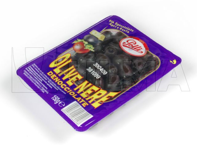 Ready-to-eat black olives packaging in thermoforming — ULMA Packaging